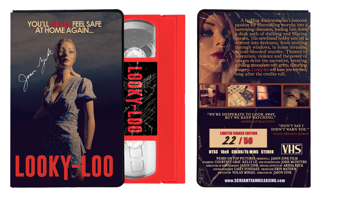 Signed Looky Loo - (VHS) – Scream Team Releasing
